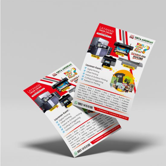 Flyer A5 Artpaper 260 gsm Kilat | Tirta Anugrah