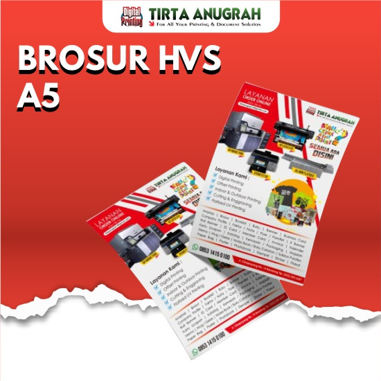 Brosur A5 - HVS 80 | Tirta Anugrah